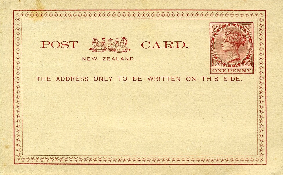 The Postmaster General Specimen Card – New Zealand Postal Stationery Cards