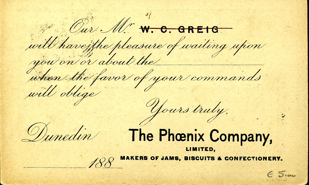 The Phoenix Company – New Zealand Postal Stationery Cards