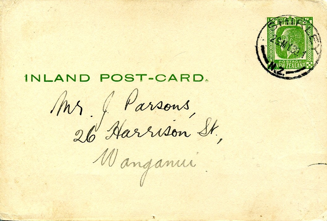 QSL Card – New Zealand Postal Stationery Cards