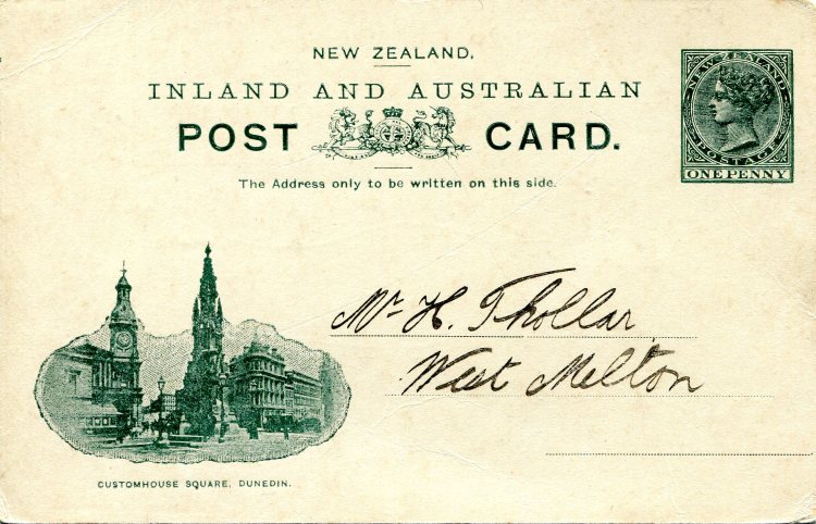 The Union Bank of Australia Limited – New Zealand Postal Stationery Cards