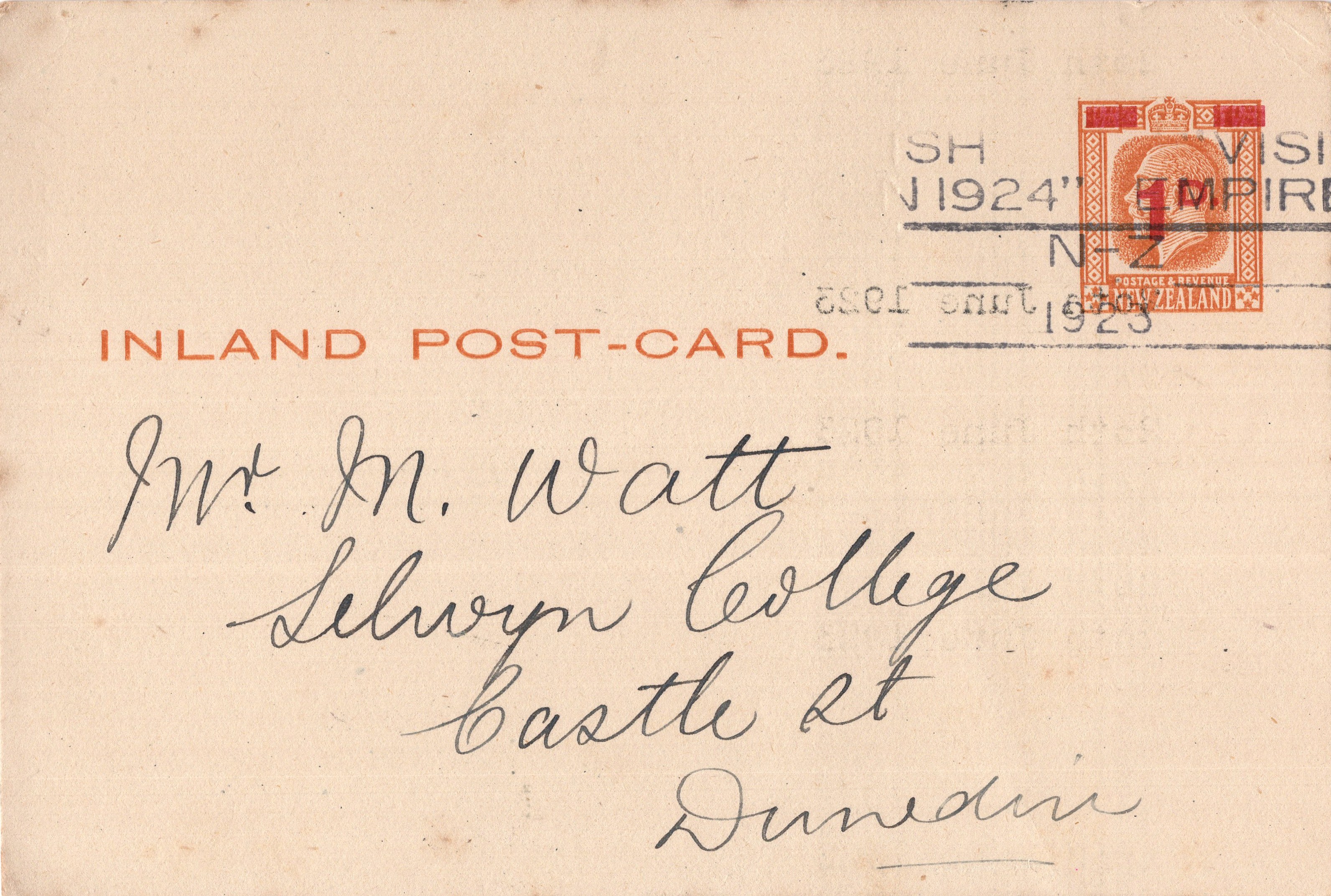 Dunedin Naturalists Field Club – New Zealand Postal Stationery Cards